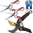 Amazon.com : Kynup 3Pack Pruning Shears, Garden Shears, Pruning Shears for Gardening, Gardening ...