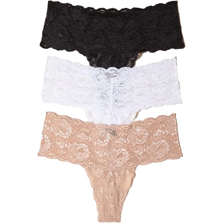Amazon.com: Cosabella Women's Never Say Never Comfy Thongs 3 Pack