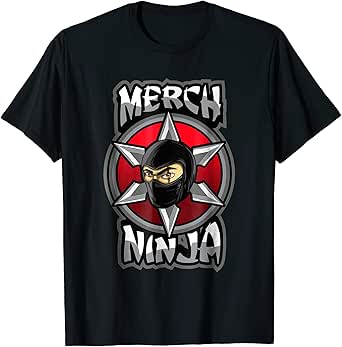 Amazon.com: Merch Ninja T-Shirt: Clothing