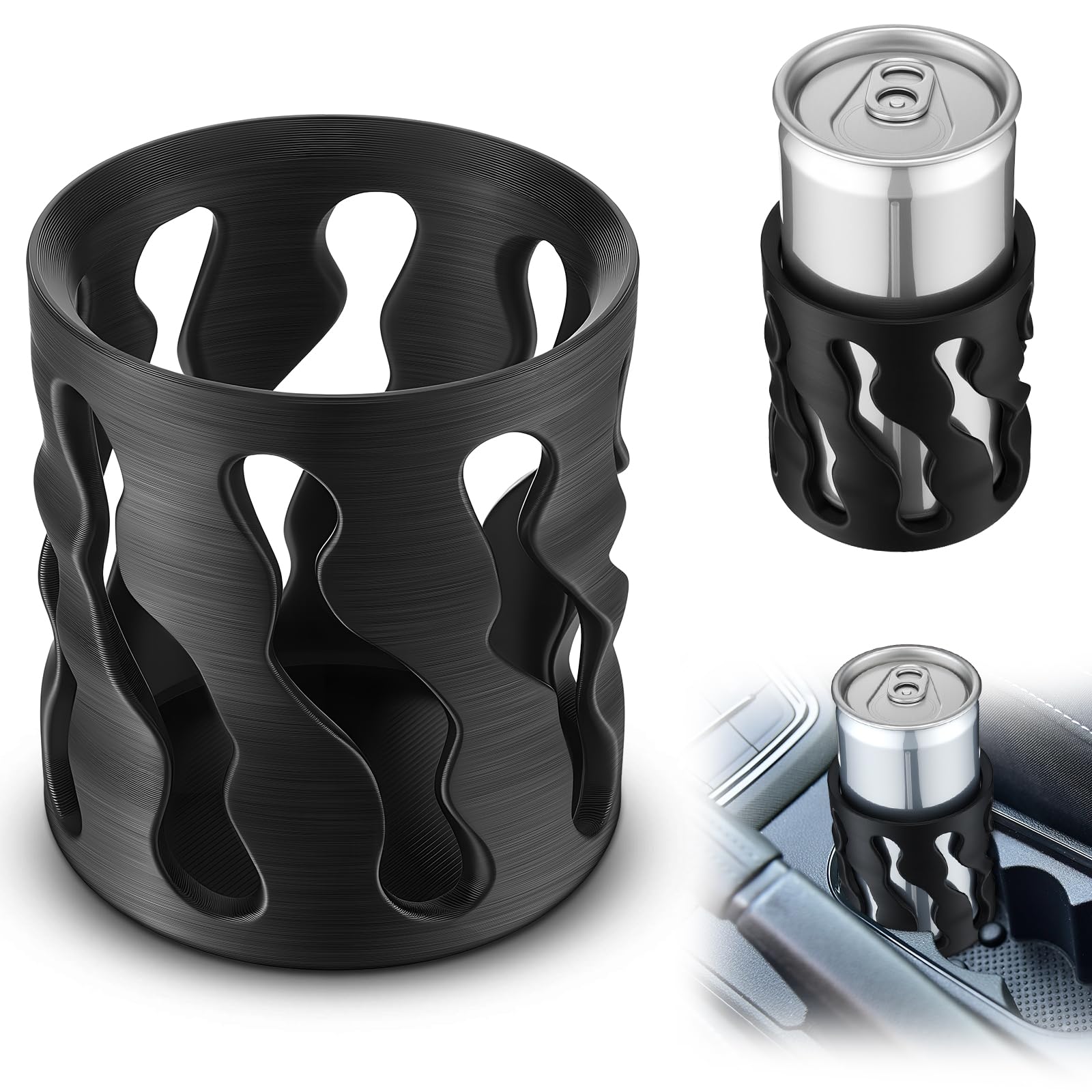 Enhon Slim Can Cup Holder Adaptor, Universal Fit, Fits Drinks Like 12 ...