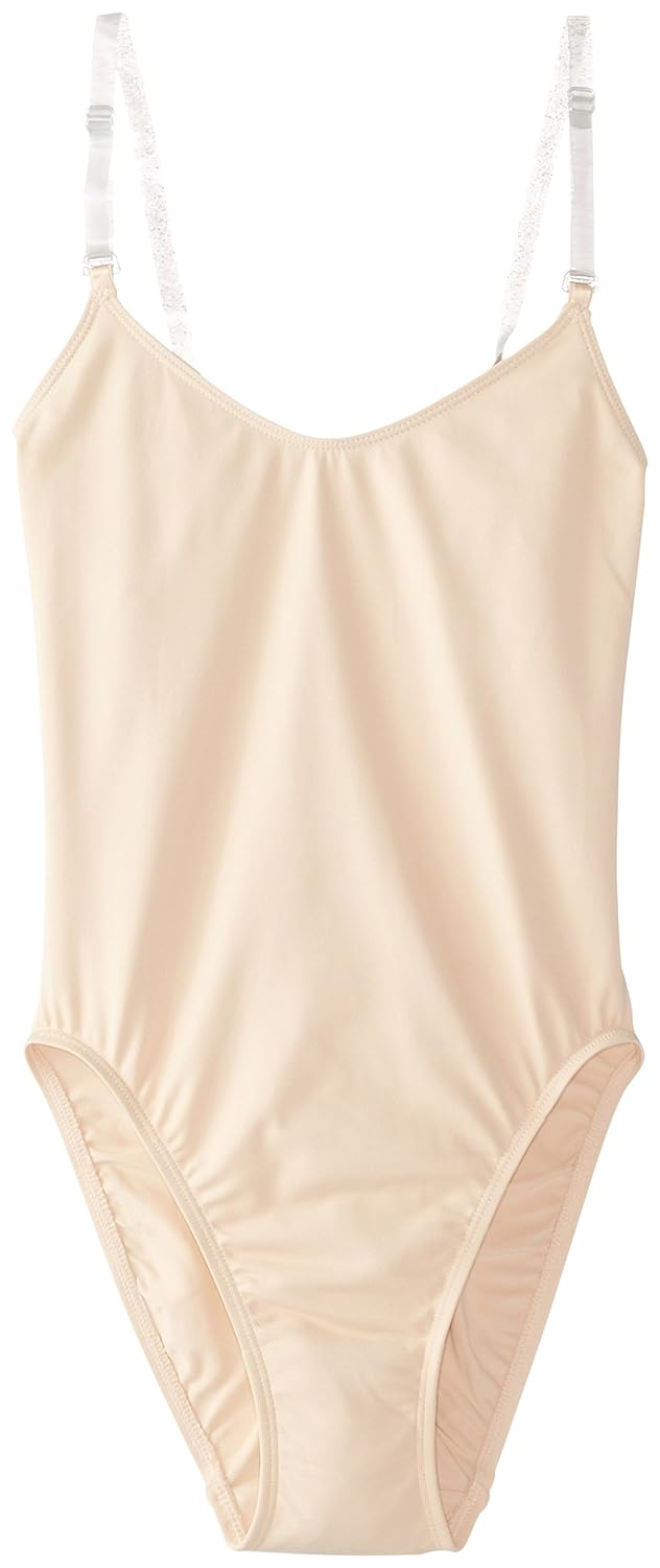 Abbigliamento Capezio womens Camisole Leotard With Clear Transition ...