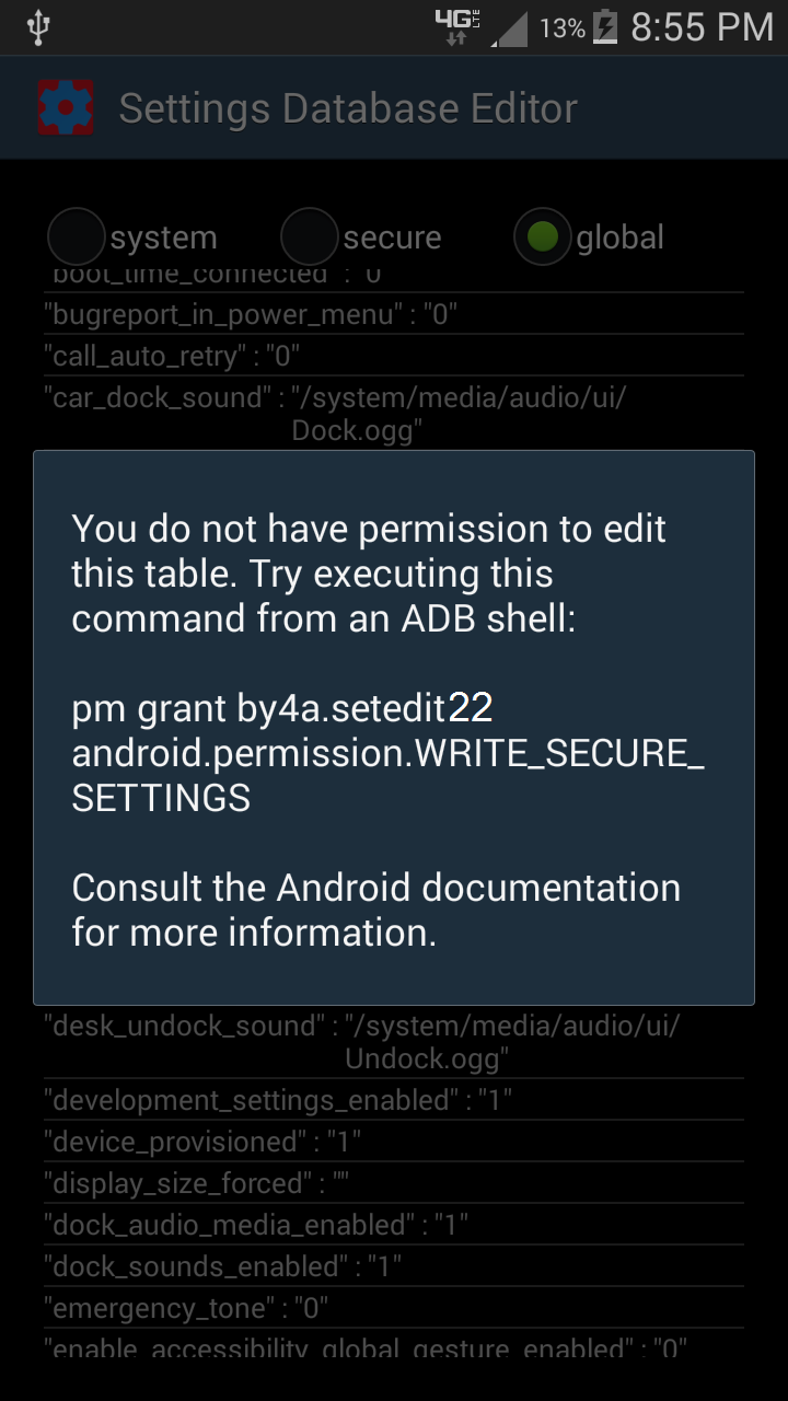 Settings Database Editor:Amazon.com:Appstore for Android