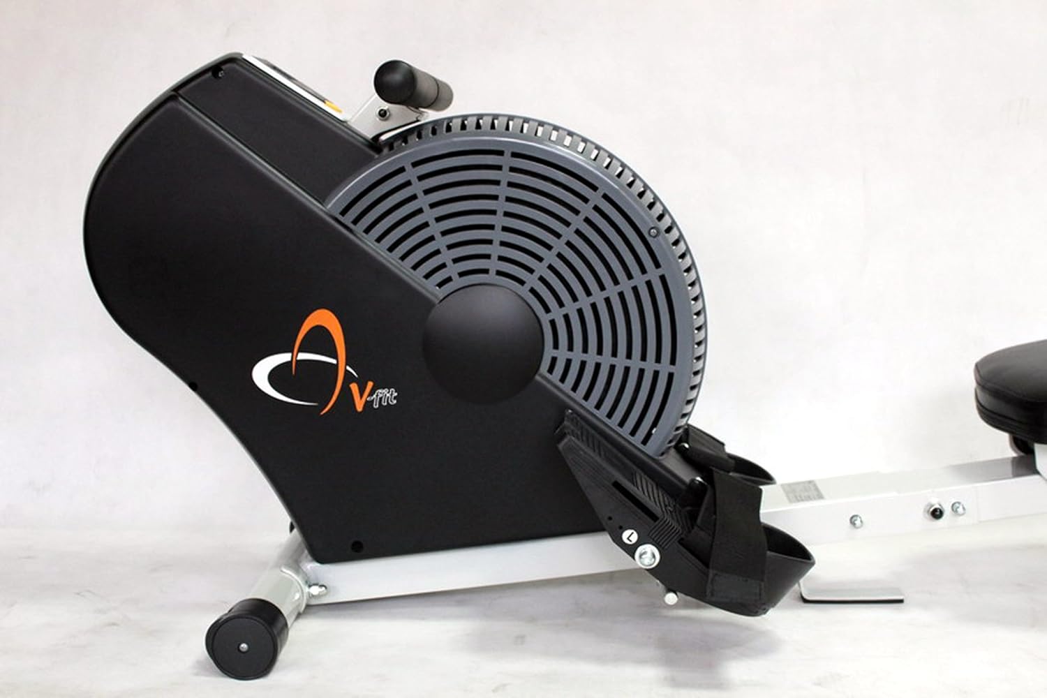 V-fit Cyclone Air Rower – Black/Silver – BigaMart