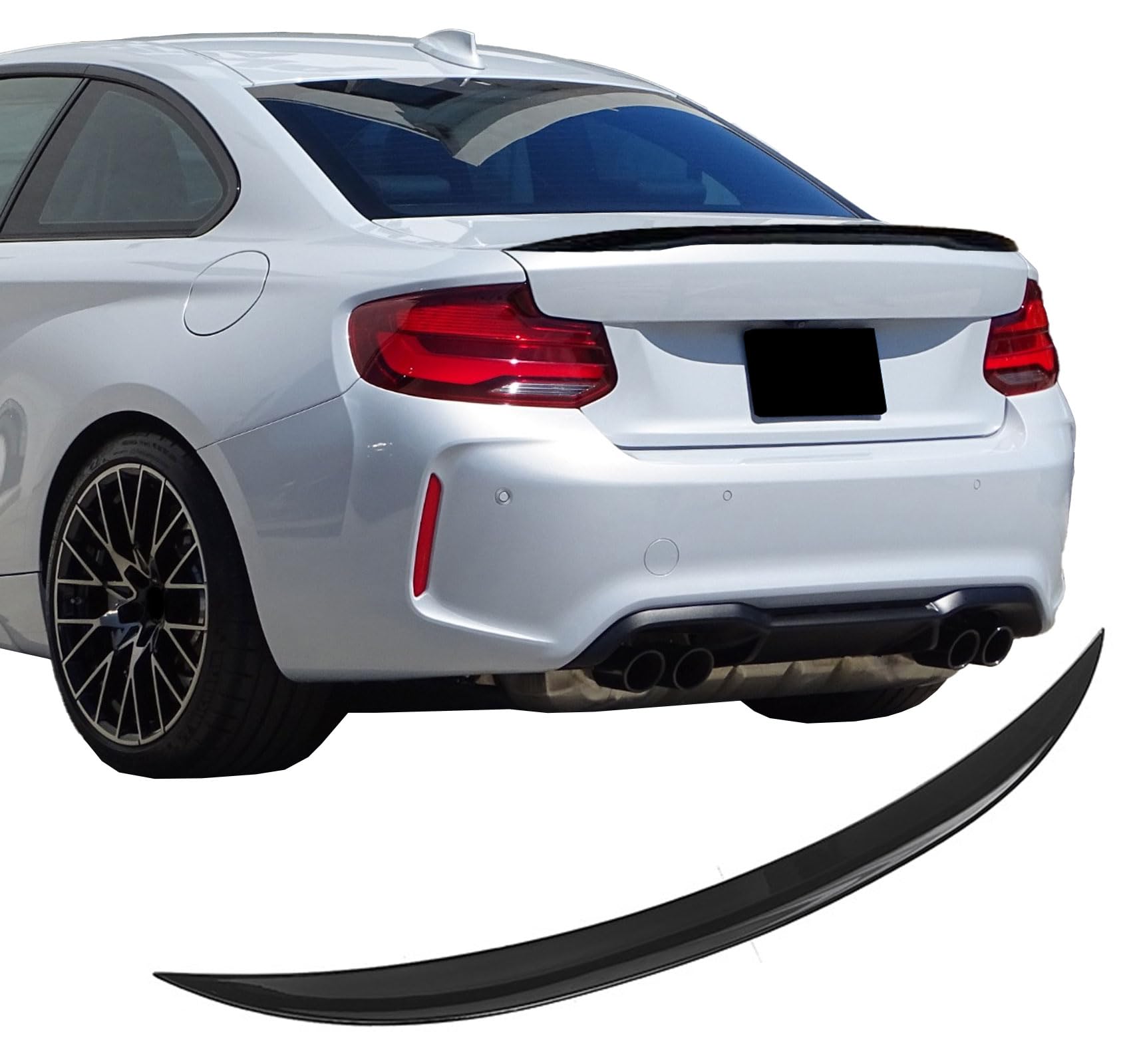 BDBO Rear Spoiler for BMW 2 Series M2 F87 F22 F23 M235i M240i 218i 220i ...