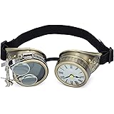 Amazon.com: Enjoy Your Steampunk Victorian Style Goggles with Compass ...
