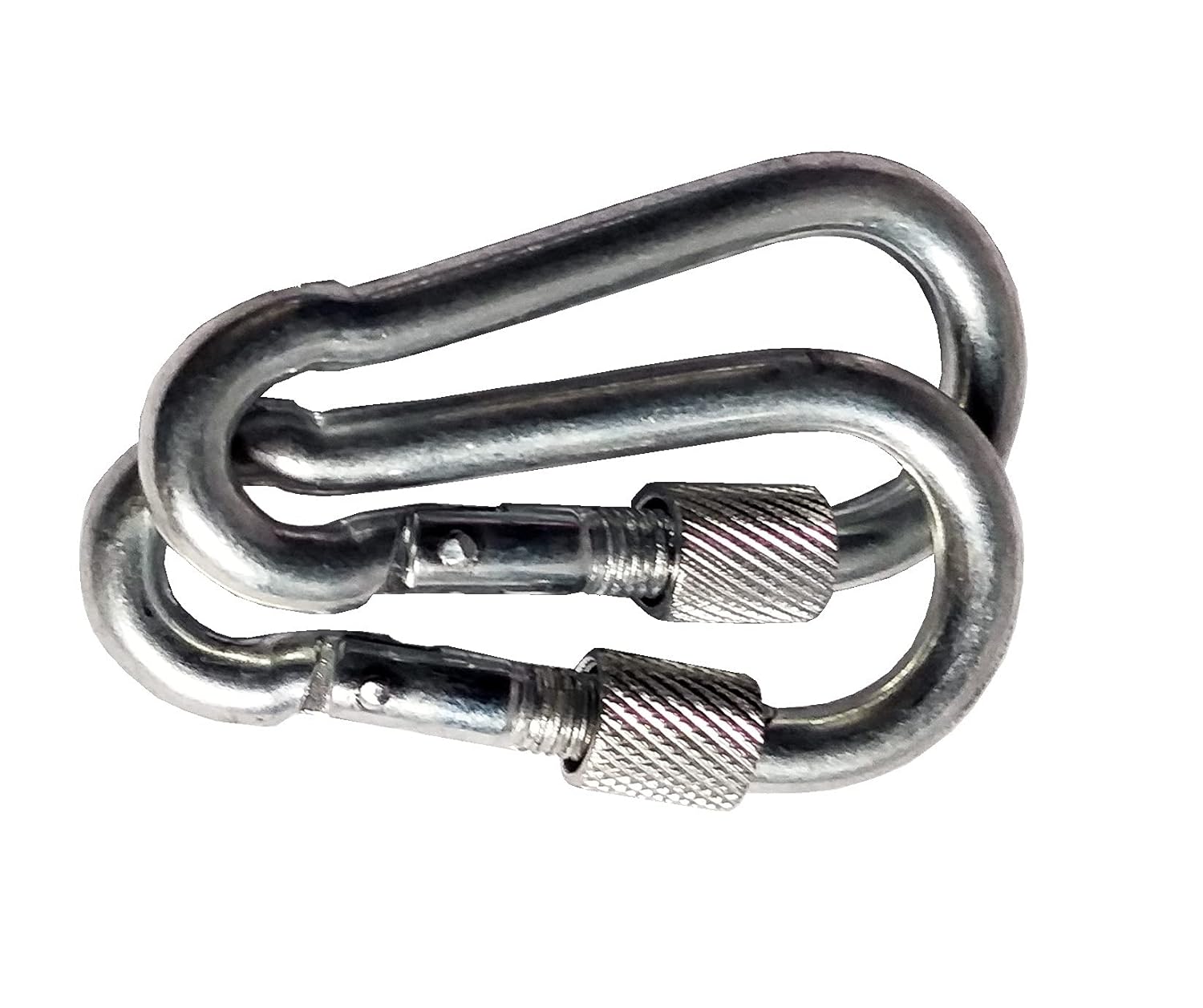 Buy RUHANIYAT Spring Snap Hook Swing Connector Carabiner (Silver) 7 cm ...