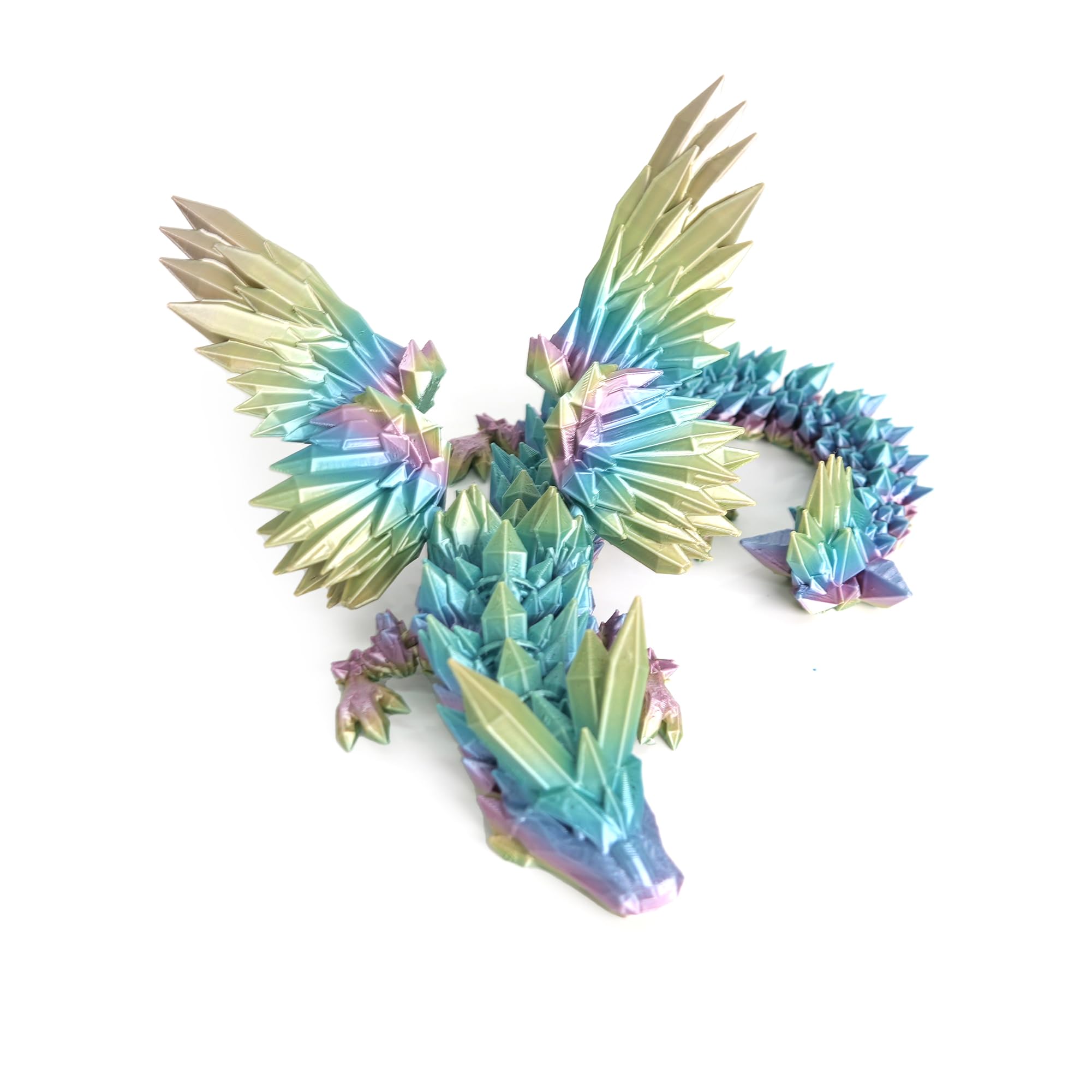 Flavery 3D Printed Dragon - 18 inch Flying Dragon with Wings ...
