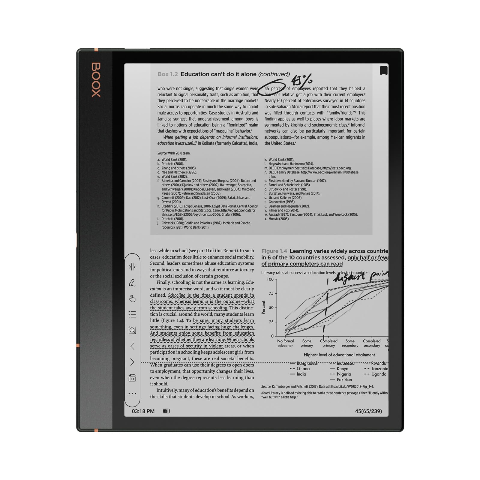 Mua BOOX Tablet Note Air3 B/W E Ink Tablet 10.3 ePaper 4G 64G Paper ...