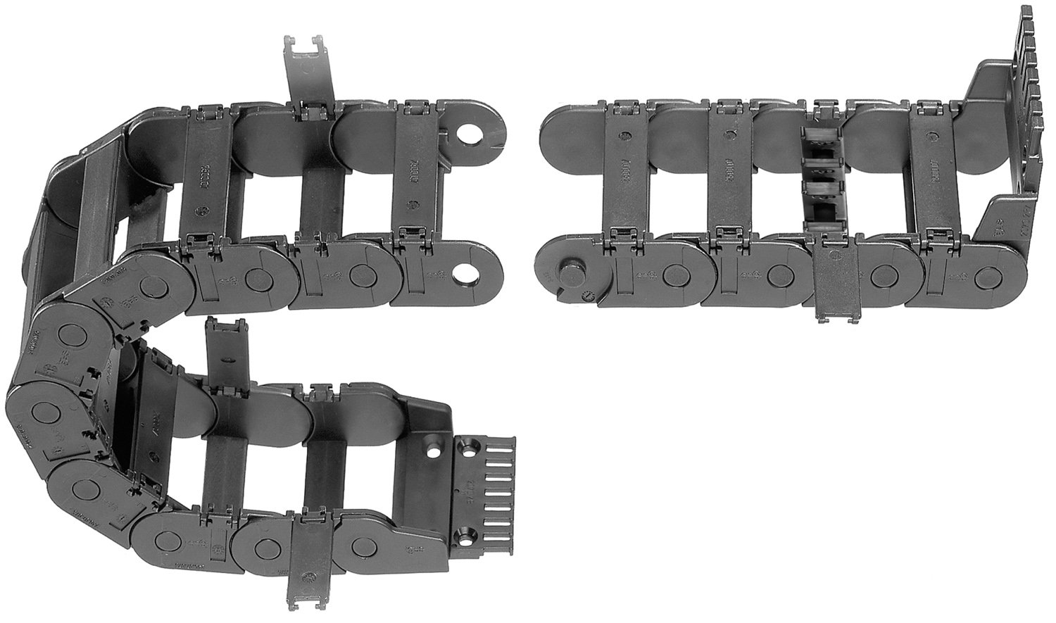 Igus 250-07-055-0 Energy Chain Cable Carrier, Polymer, Hinge-Open ...