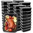 Amazon.com: MORDEN MS 50-Pack Meal Prep Containers With Lids Reusable ...