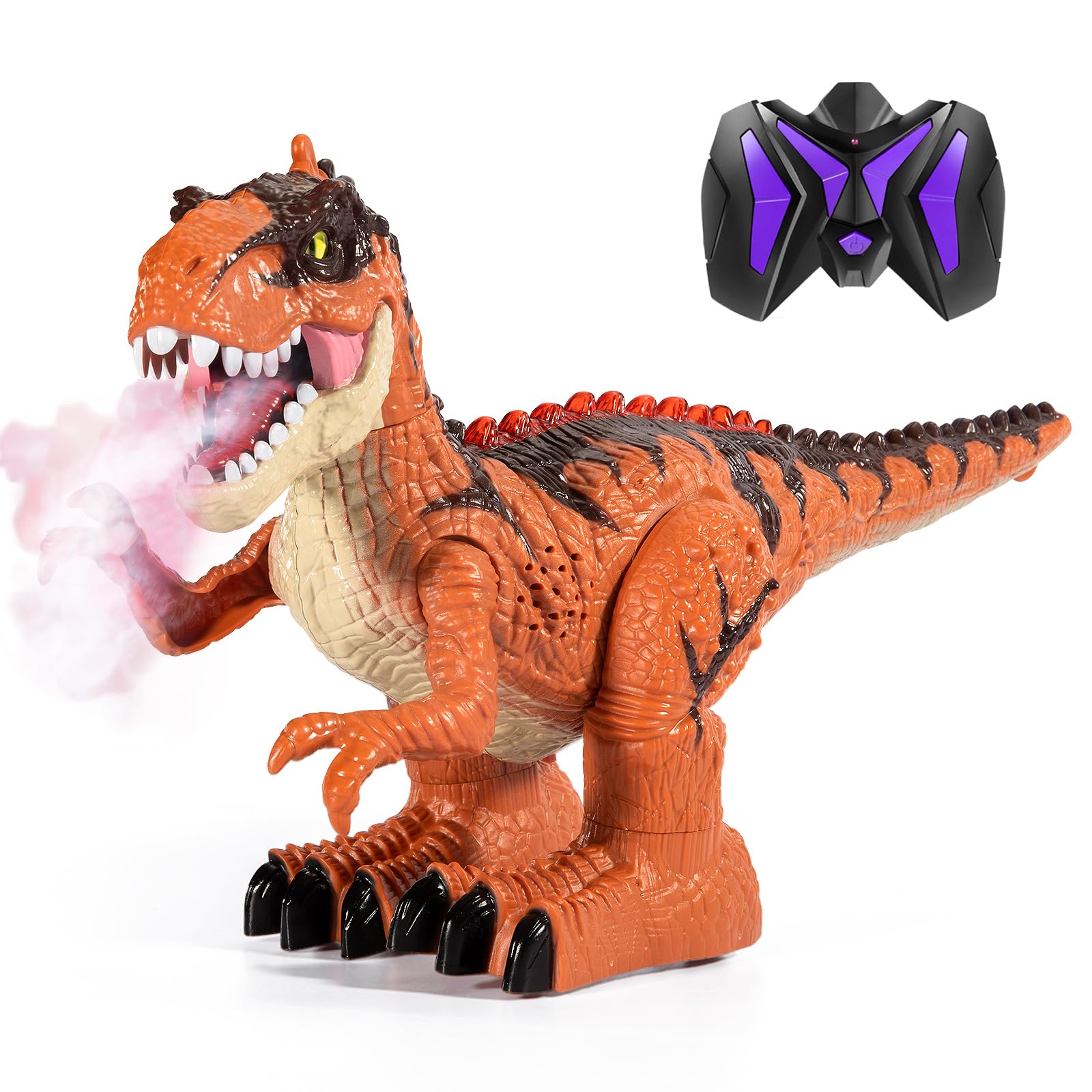 MAGICDINOSAUR Big Remote Dinosaur Toys for Boys 3-5, Electric Realistic ...