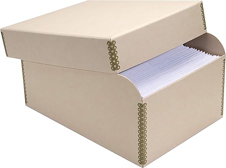 Amazon.com : Lineco Photo Storage Box, Holds 1000 3x5" or 4x6" Photos ...