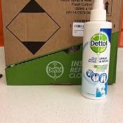 Dettol Spray and Wear Fabric Clothes Freshener Spray, Fresh Cotton ...