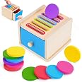Amazon.com: FCSONU Toddlers Montessori Coin Box Toys for 1 2 3 Year Old ...