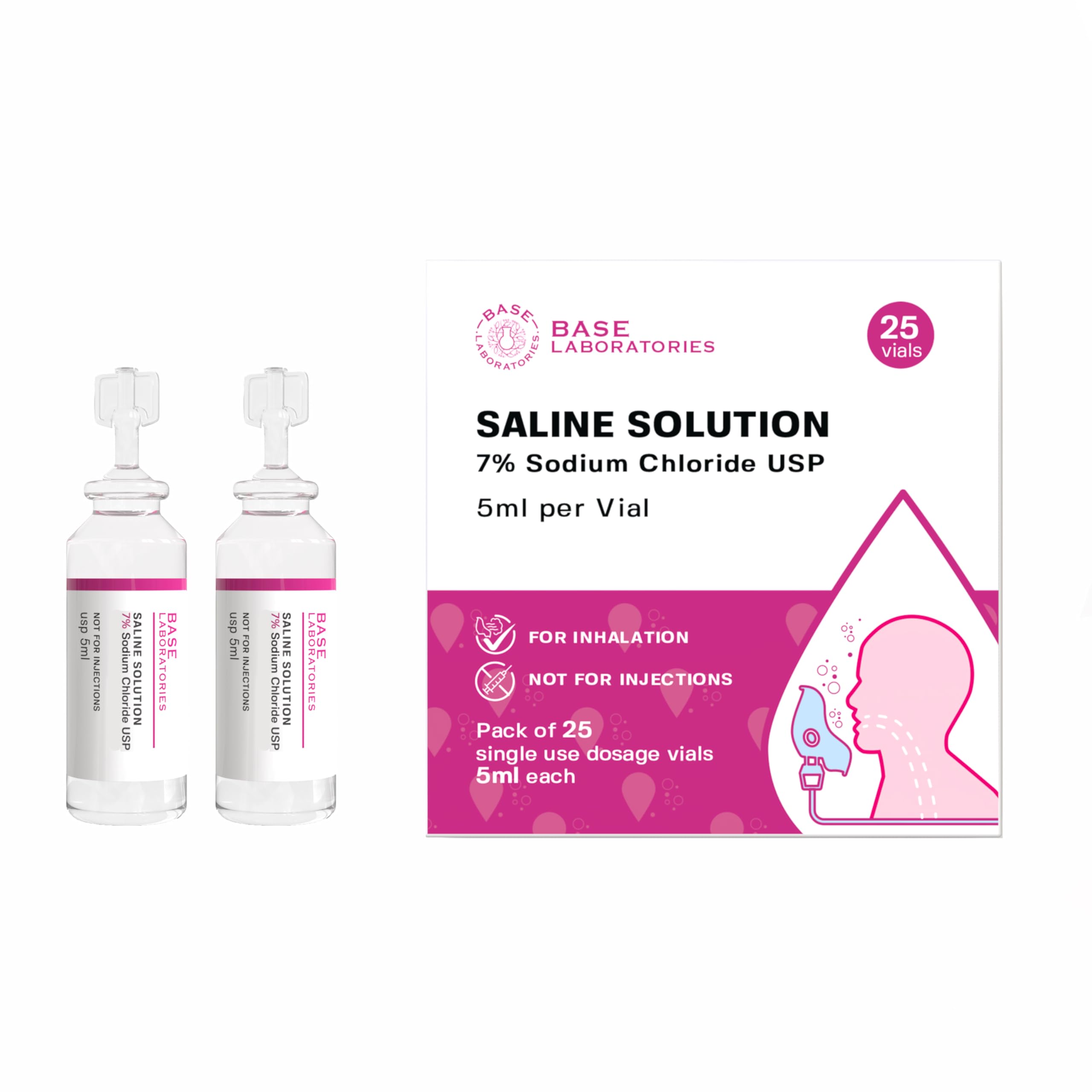 Mua 7% Saline Solution for Nebulizer Machine | Saline Solution for ...