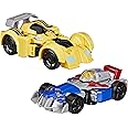 Amazon.com: TRANSFORMERS Bumblebee and Starscream Bot Racers, Easy to ...