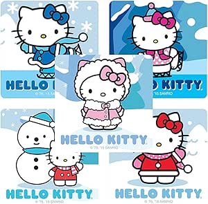 Amazon.com: SmileMakers Hello Kitty: Winter Stickers - Prizes and ...