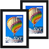 Amazon.com - FIXSMITH 5x7 Picture Frame Set of 2, Photo Frame with HD ...