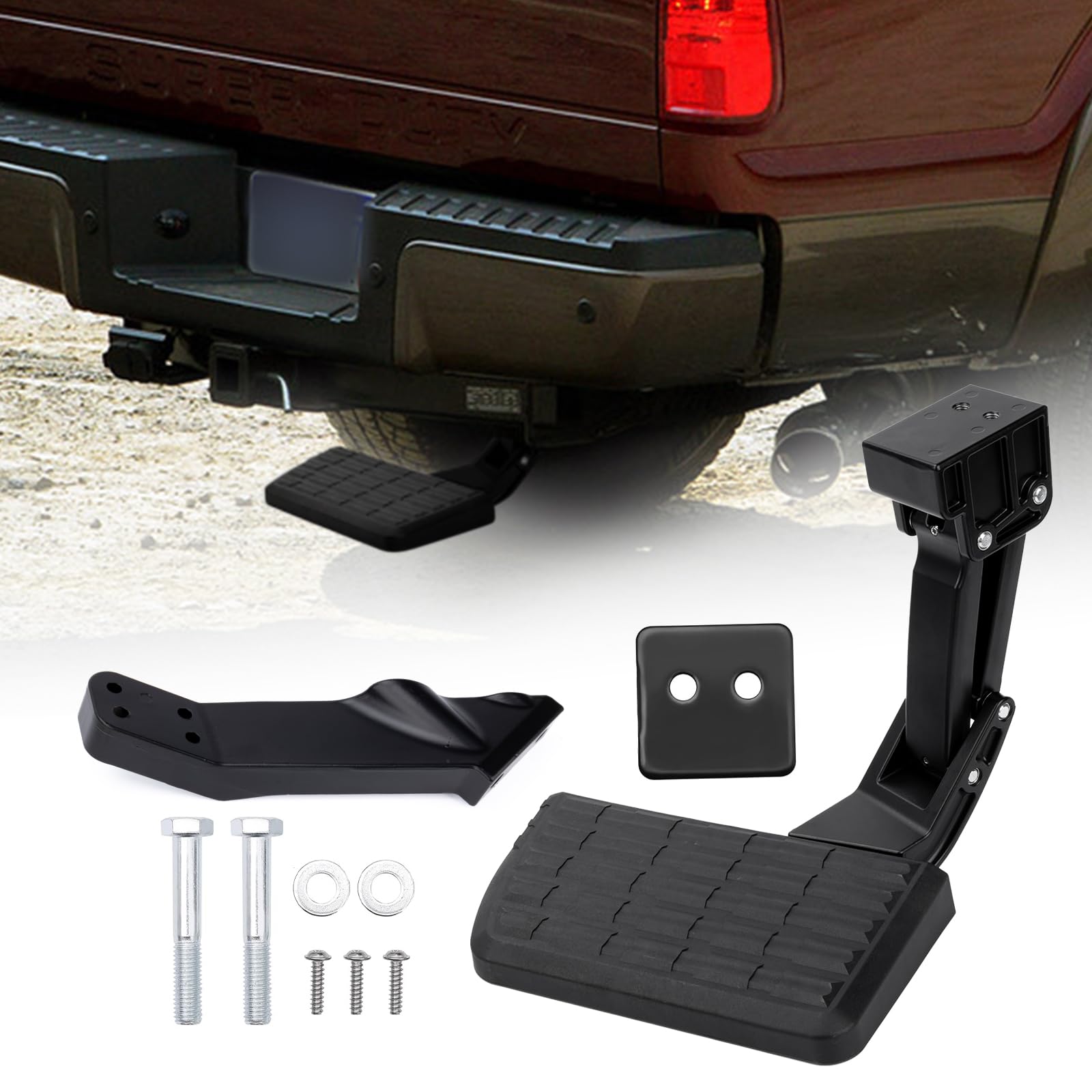 Truck Side Step Compatible with Chevrolet Silverado 1500 2019-2024/1500 ...