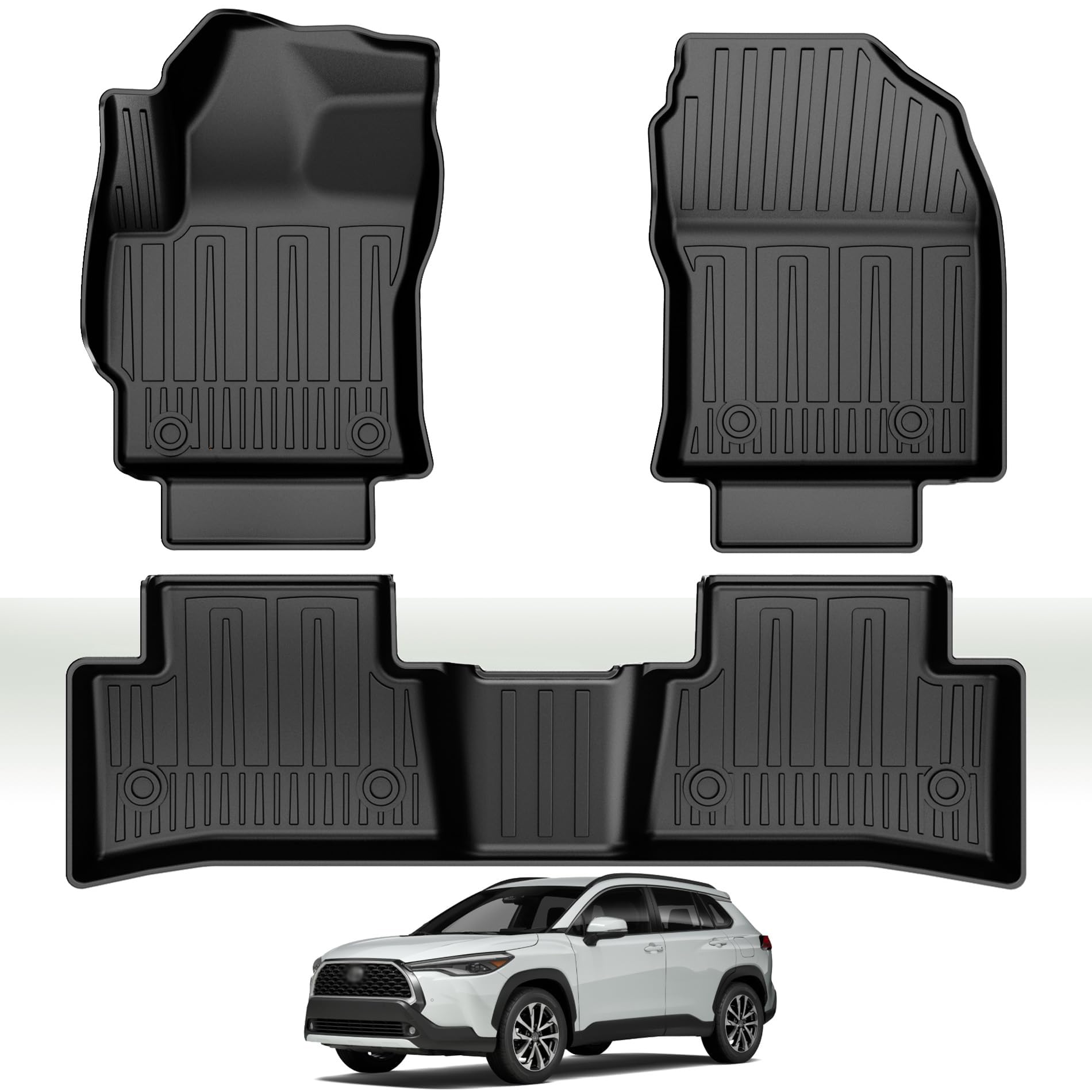 Original Corolla Cross Floor Mats for Toyota Corolla Cross FWD/Corolla ...