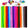 Amazon.com: 1200PCS Pipe Cleaners, 20 Assorted Colors, Craft Supplies ...