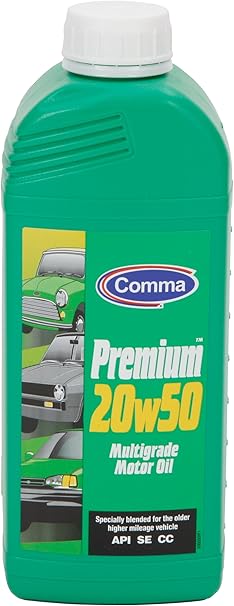 Comma PRE1L 1L Premium Multigrade 20W50 Motor Oil: Amazon.co.uk: Car ...
