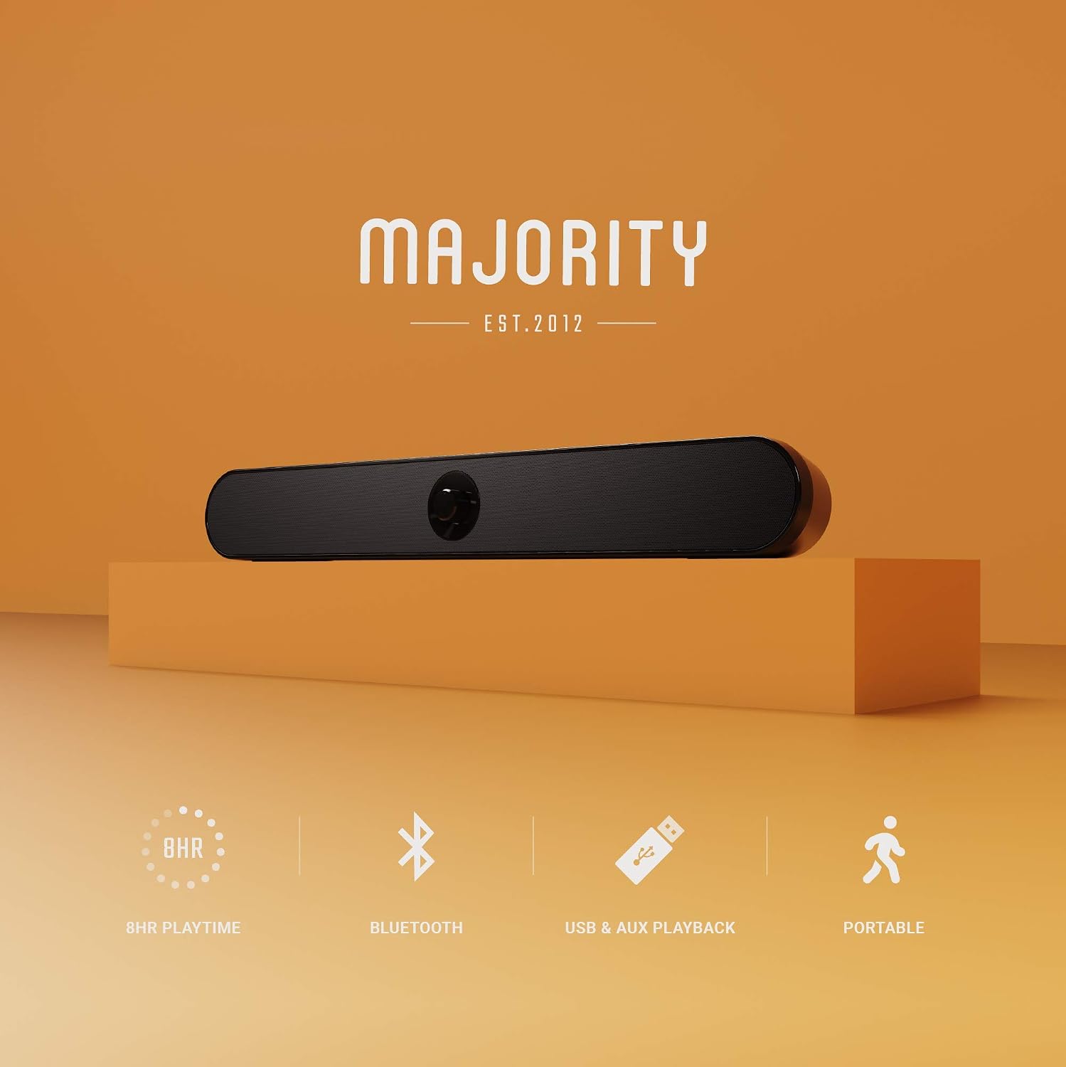 Majority Atlas Bluetooth PC Sound Bar | 20 WATTS with Multi-connection ...