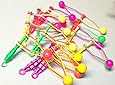 Amazon.com: Neon Plastic Clackers, Klakkers, Noise Makers, Party Favors ...