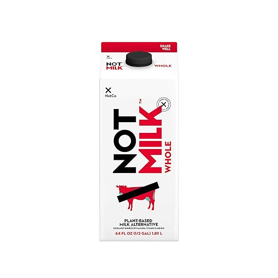 NotMilk Whole Plant Based Milk, 64 FZ: Amazon.com: Grocery & Gourmet Food