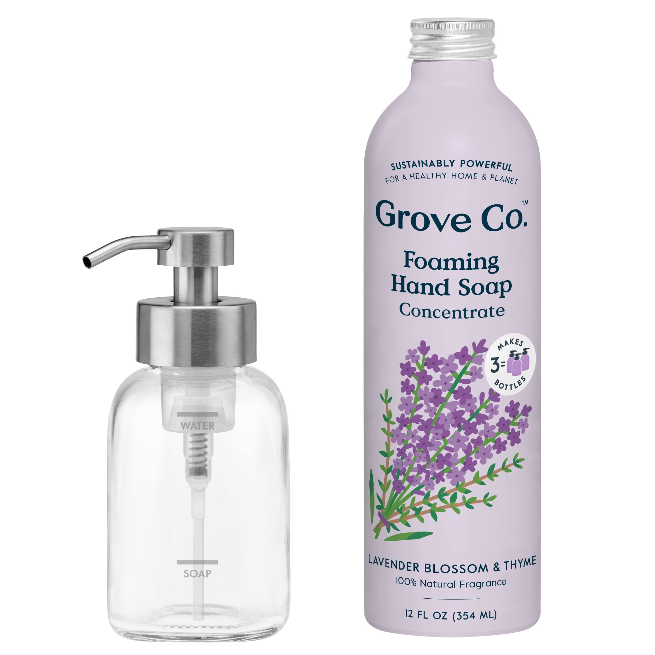 Mua Foaming Hand Soap Concentrate (12 Fl Oz) + Reuseable Glass Soap ...