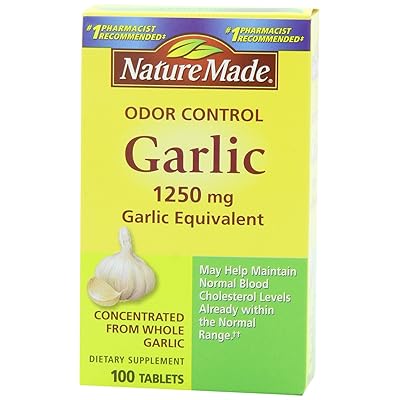 Nature Made Odor Control Garlic, 1250mg, 100 Tabs Nepal | Ubuy