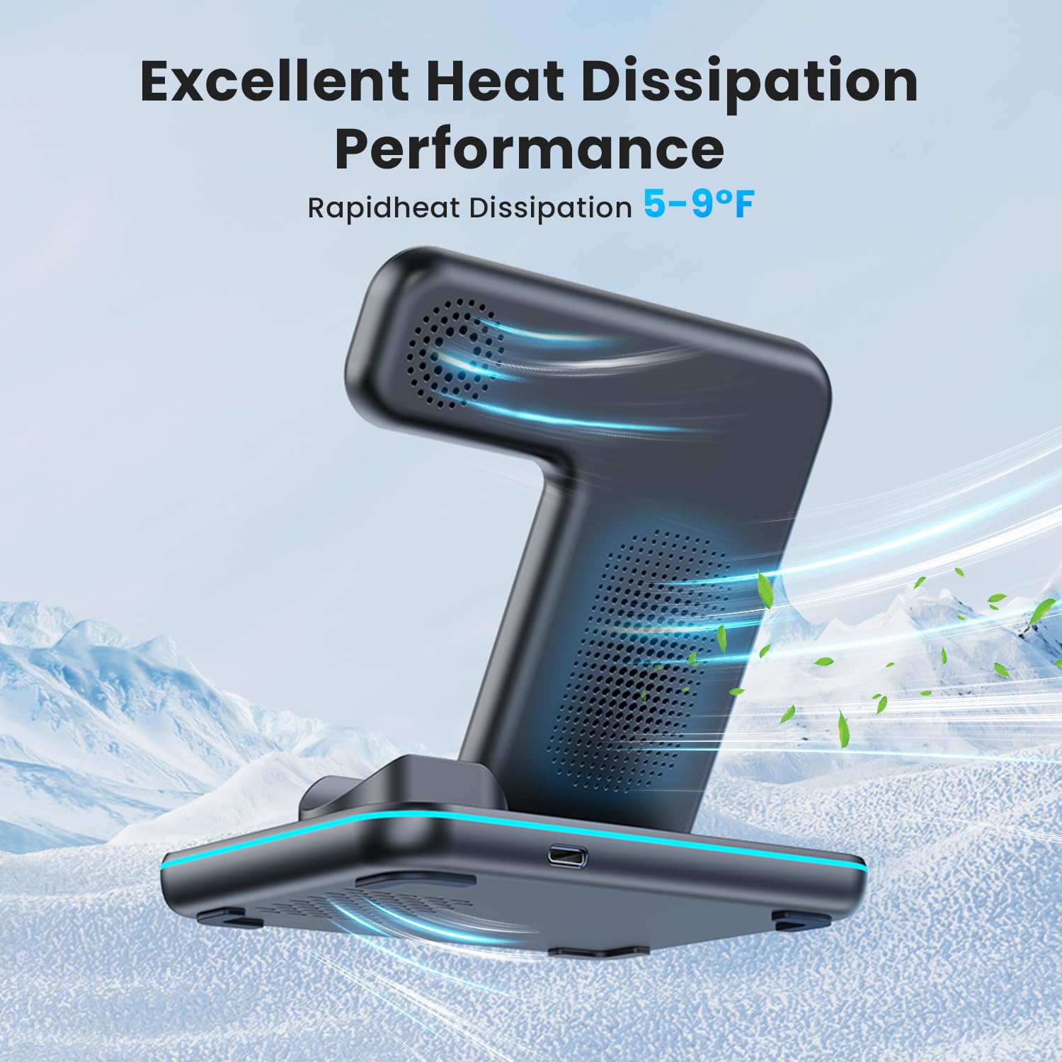 Mua WAITIEE Wireless Charger 3 in 1, 15W Fast Charging Station for ...