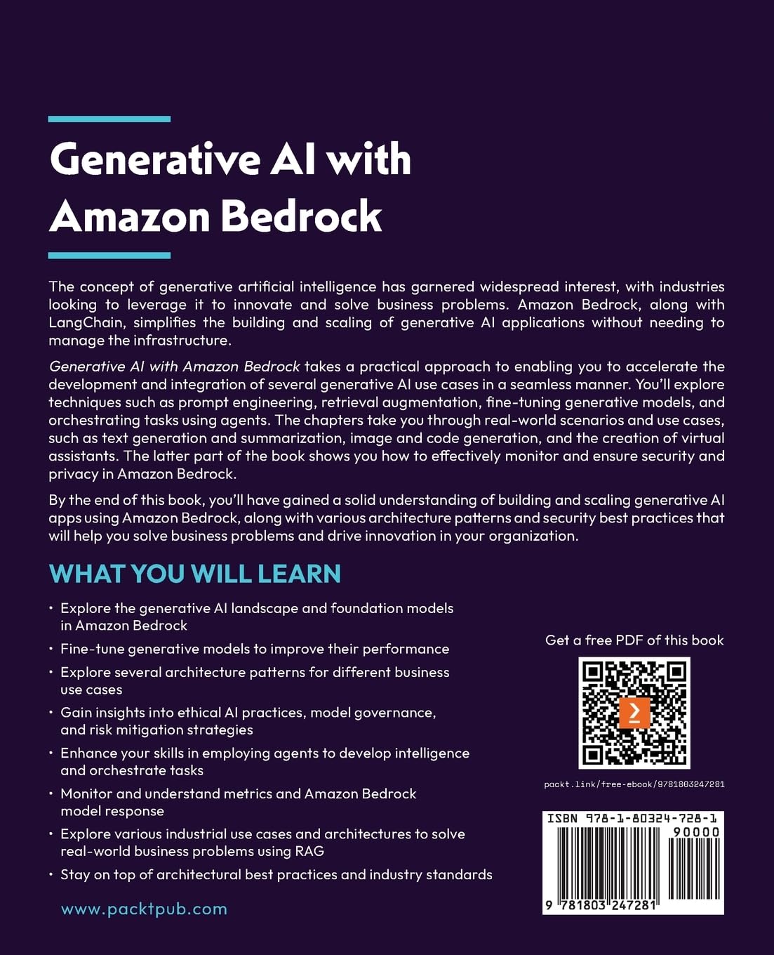 Mua Generative Ai With Amazon Bedrock Build Scale And Secure Generative Ai Applications Using