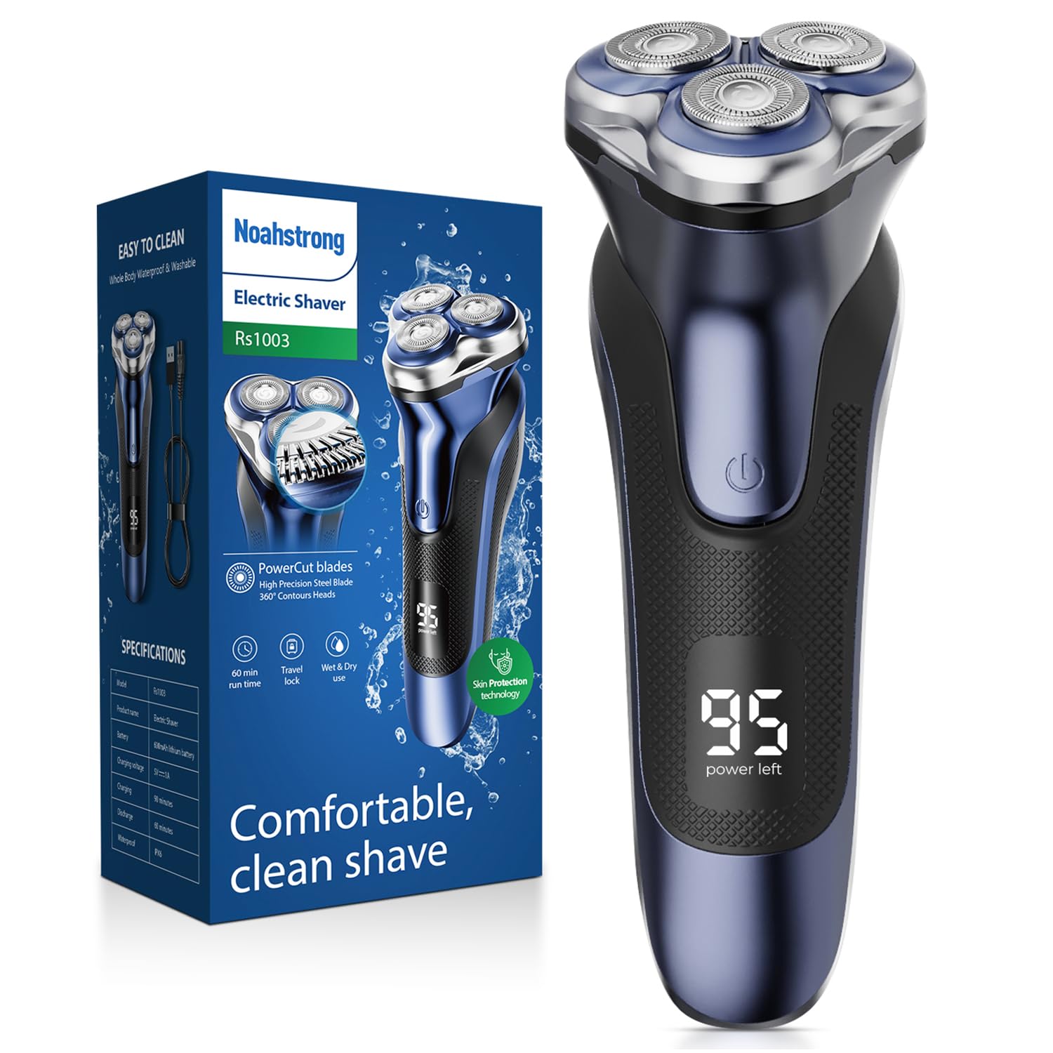 Mua Electric Razor for Men, Noahstrong Electric Shaver for Men, Wet Dry ...