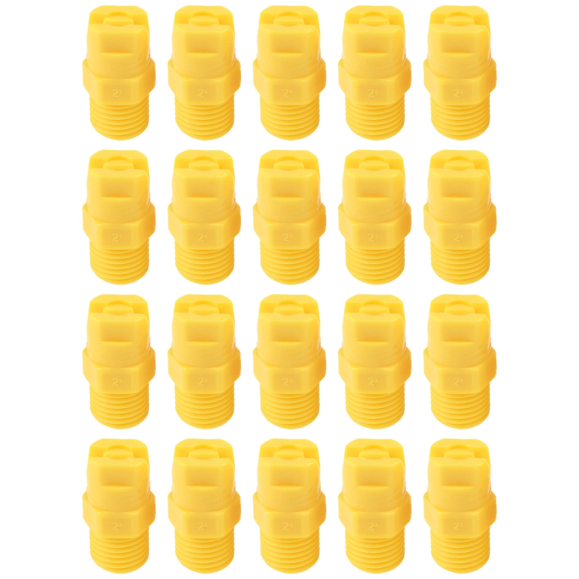 Mua 20Pcs Plastic 1/4" NPT Male Thread Flat Fan Sprayer Tip 80 Degrees ...