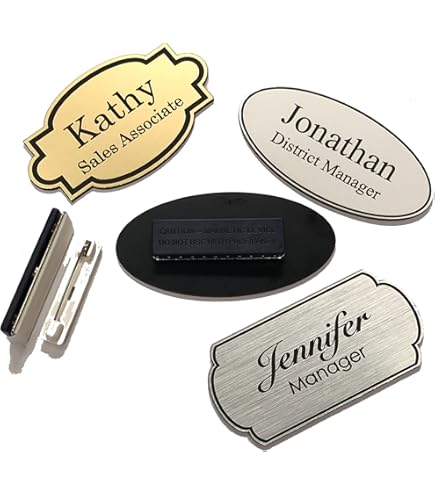 Real Estate Magnetic Name Badge Acrylic House Shape Name Badges For