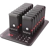 Amazon.com: FXLYUTXP Restaurant Pager System,16 Beepers Pagers for ...