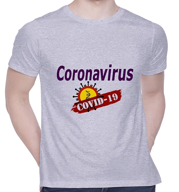 Graphic Printed T-Shirt for Unisex Coronavirus COVID-19 Tshirt | Casual ...
