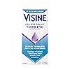 Visine Dry Eye Relief Tired Eye Lubricant Eye Drops, Moisturizing ...