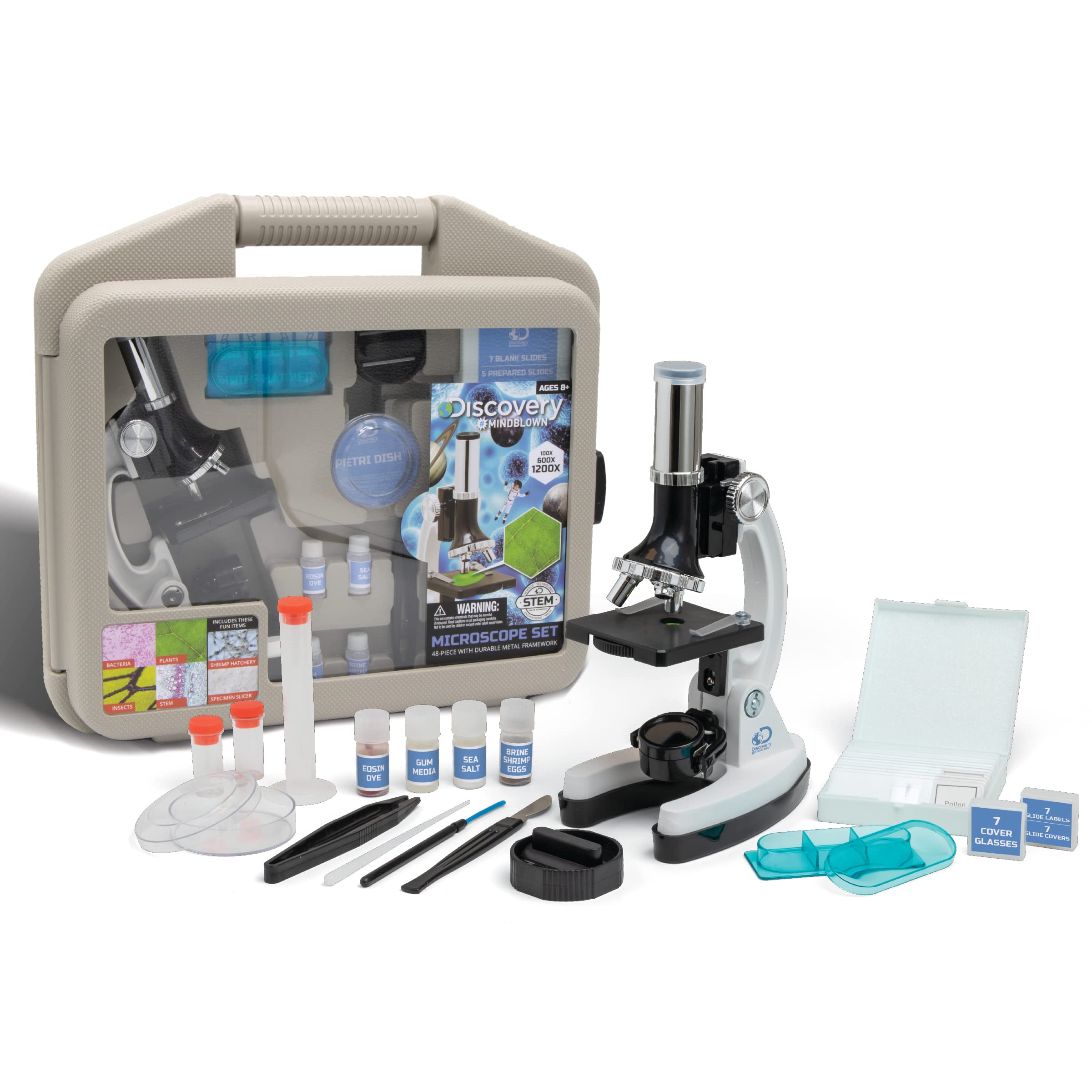 Mua Discovery #MINDBLOWN Microscope Set 48-Piece with Durable Metal ...