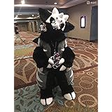 Amazon.com: Kemono Eyes Cat Plantigrade Bodysuit Fursuit Fullsuit Teen ...