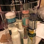 ELOKI 360 Makeup Organiser, rotating makeup organiser Jewelry Cosmetic ...