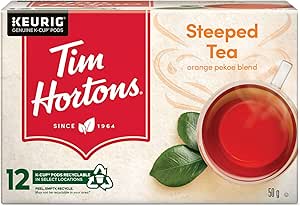 Tim Hortons Steeped Orange Pekoe Tea, Single Serve Keurig K-Cup Pods ...