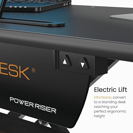 Mua Power Riser 32" Electric Standing Desk Converter, Sit to Stand Up ...