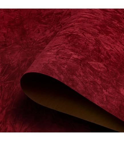 Red Embossed Wallpaper