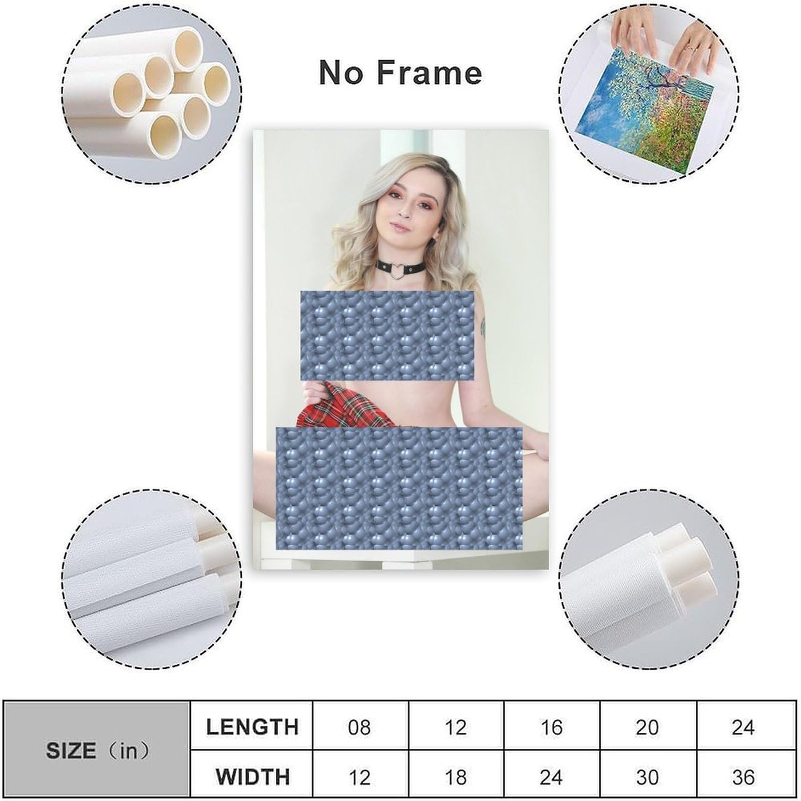 Lexi Lore Gorgeous Sexy Attractive Hot Actor Poster Of 2 Canvas Print Wall Art Decor Living Room ...