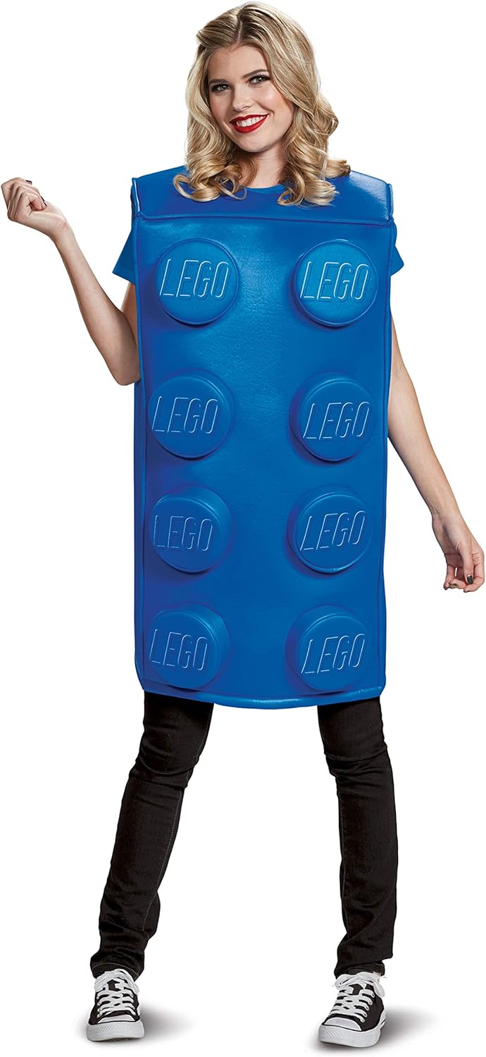 LEGO Men's Building Block Costume: Amazon.co.uk: Clothing