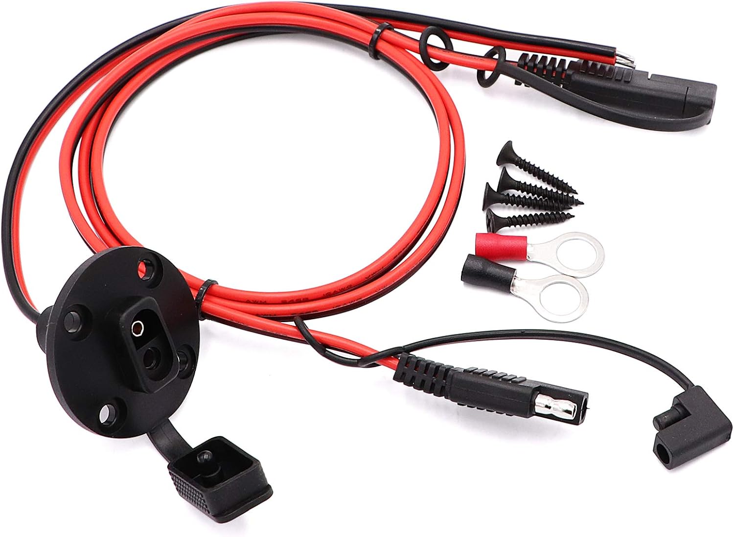 Amazon.com: Taukealugs 16 Gauge 3.28ft/1m SAE to SAE Extension Cable Quick Disconnect Connector ...