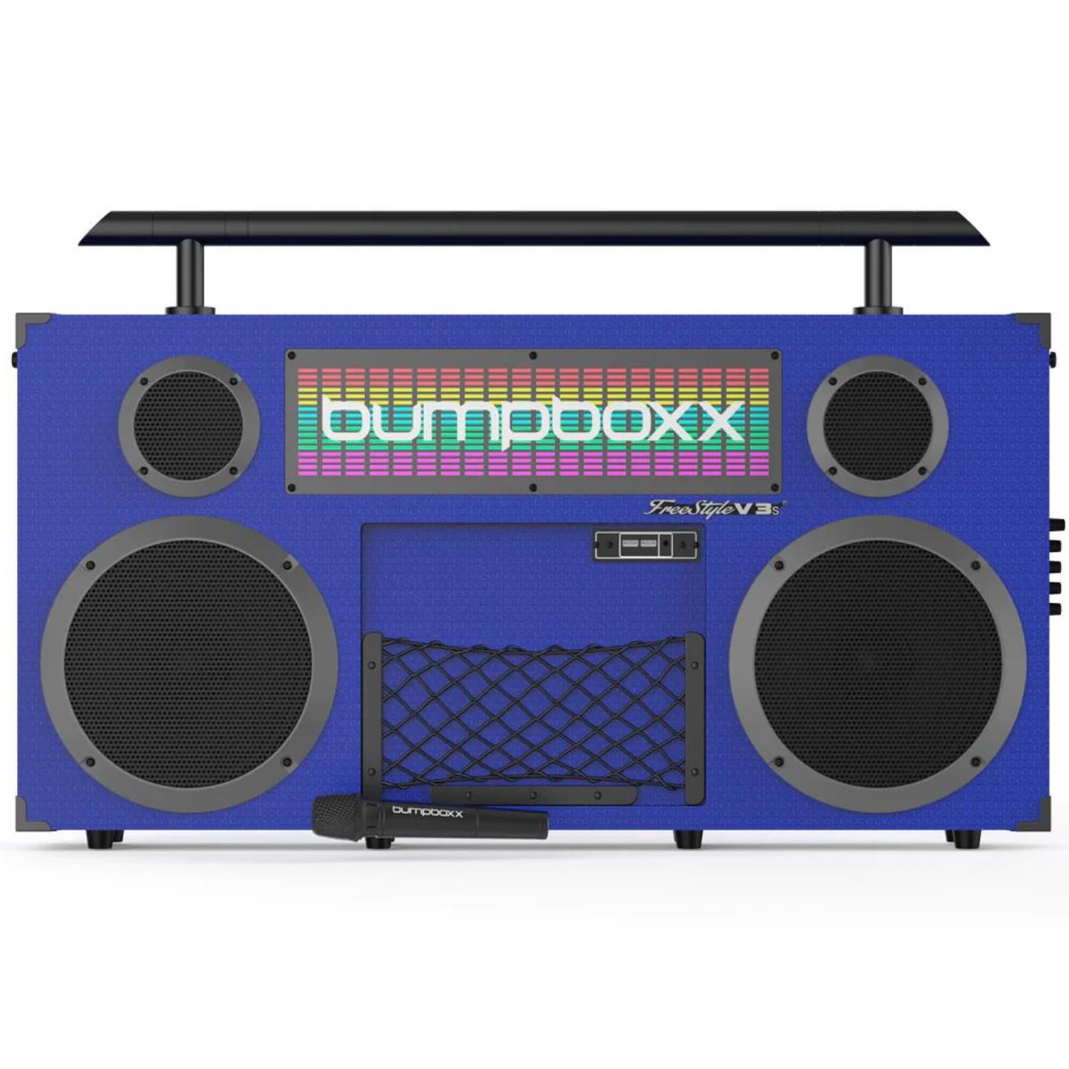 Mua Bumpboxx Bluetooth Boombox Freestyle V3s Blue | Old School Wireless ...