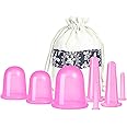 Amazon.com: MAFLY Cupping Therapy Sets 7Pcs Silicone Anti Cellulite Cup Vacuum Suction Massage ...